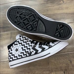 Converse | Shoes | Converse Ctas Madison Mid Whiteblackwhite | Poshmark